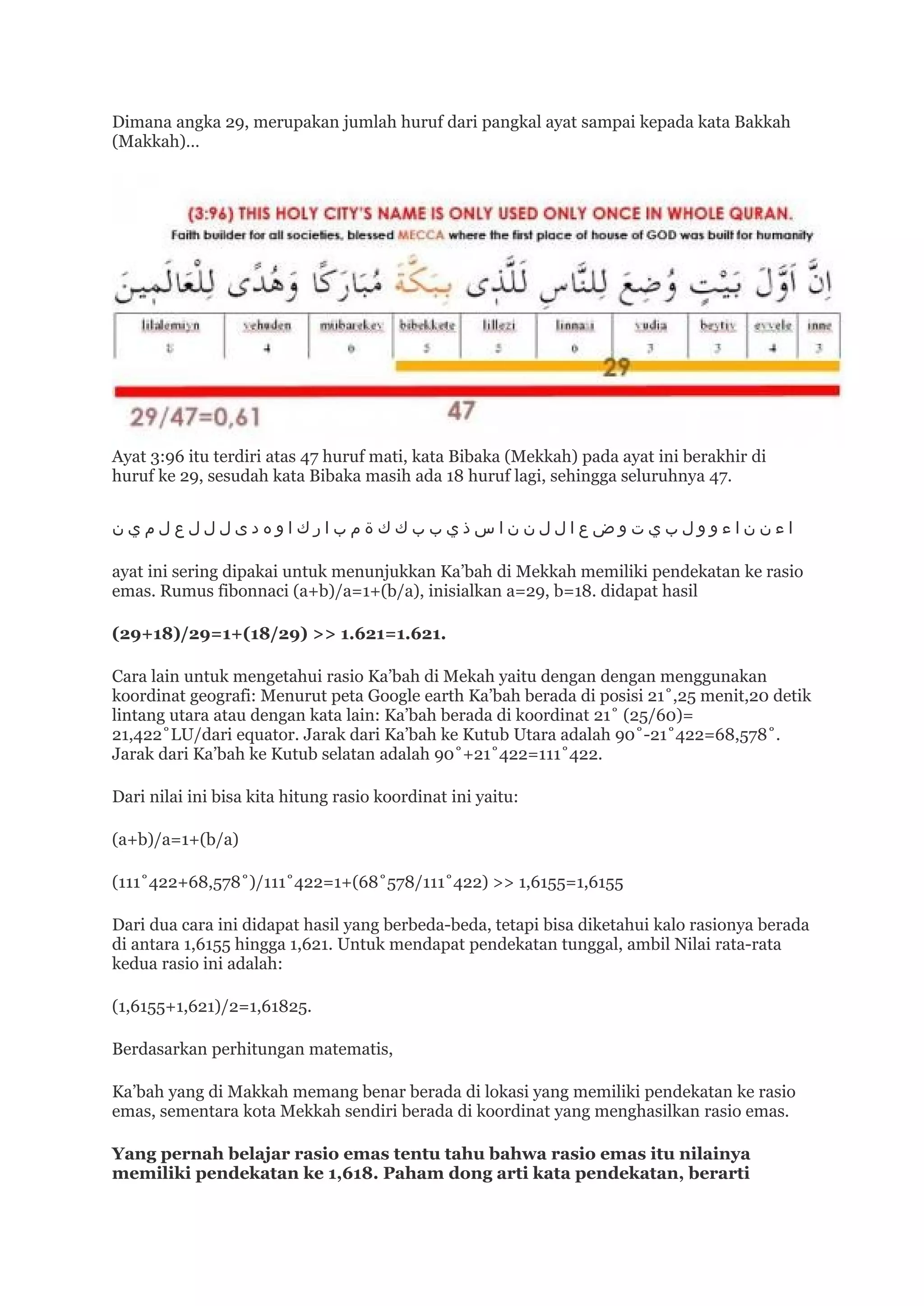 Fakta ilmiah kabah | DOC