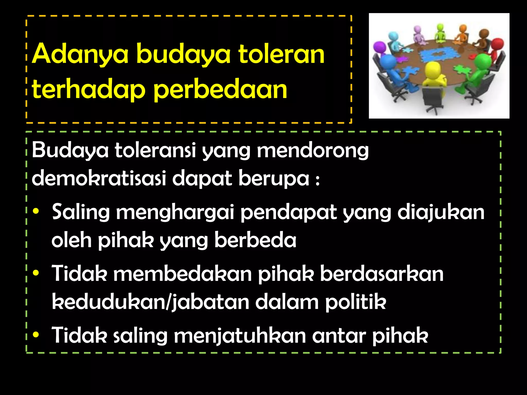 Faktor yang mendorong demokratisasi | PPTX