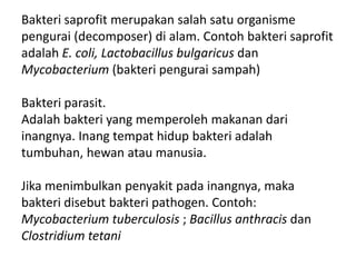 Faktor faktor-yang-mempengaruhi-pertumbuhan-bakteri | PPTX