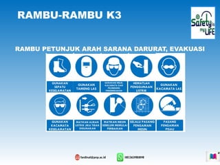 Faktor Bahaya di tempat kerja dan Rambu K3 | PPTX