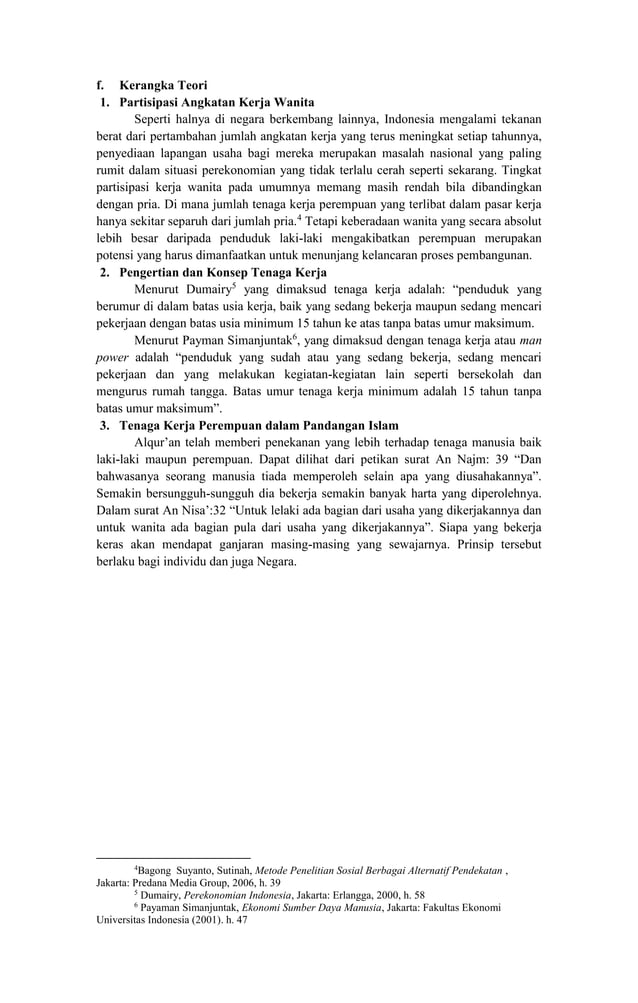 Faktor faktor sosial ekonomi yang mempengaruhi juru parkir perempuan dalam perspektif islam | PDF