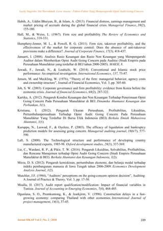 Faktor faktor yang mempengaruhi audit going concern | PDF