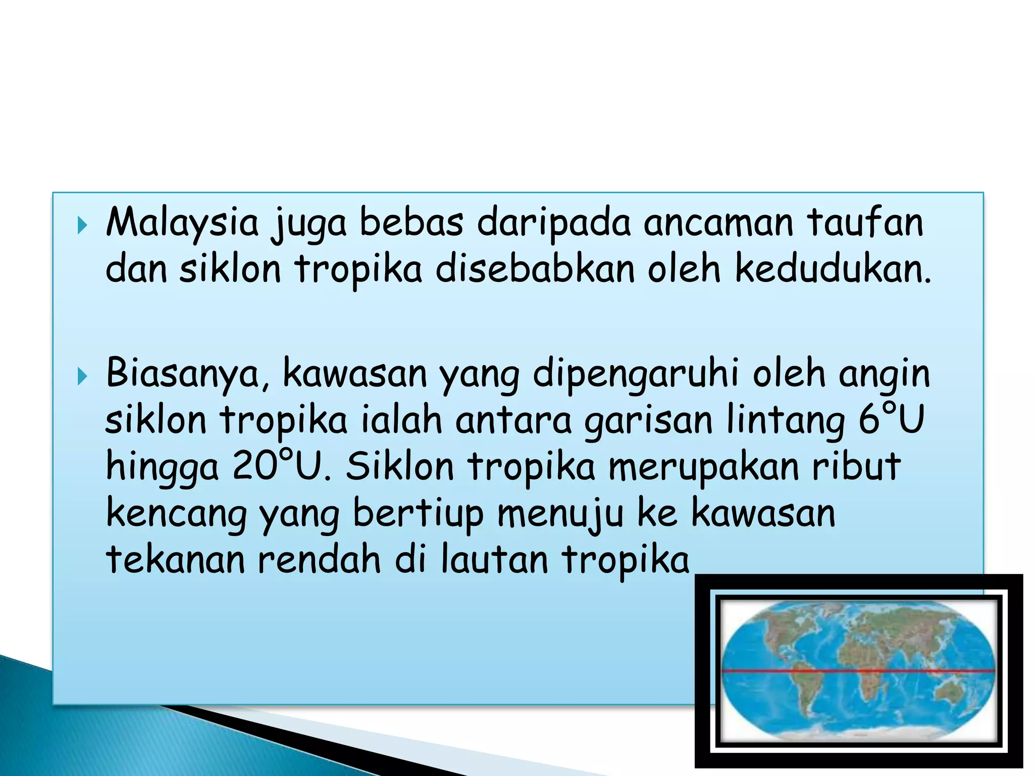 Faktor yang mempengaruhi cuaca & iklim Malaysia | PPTX