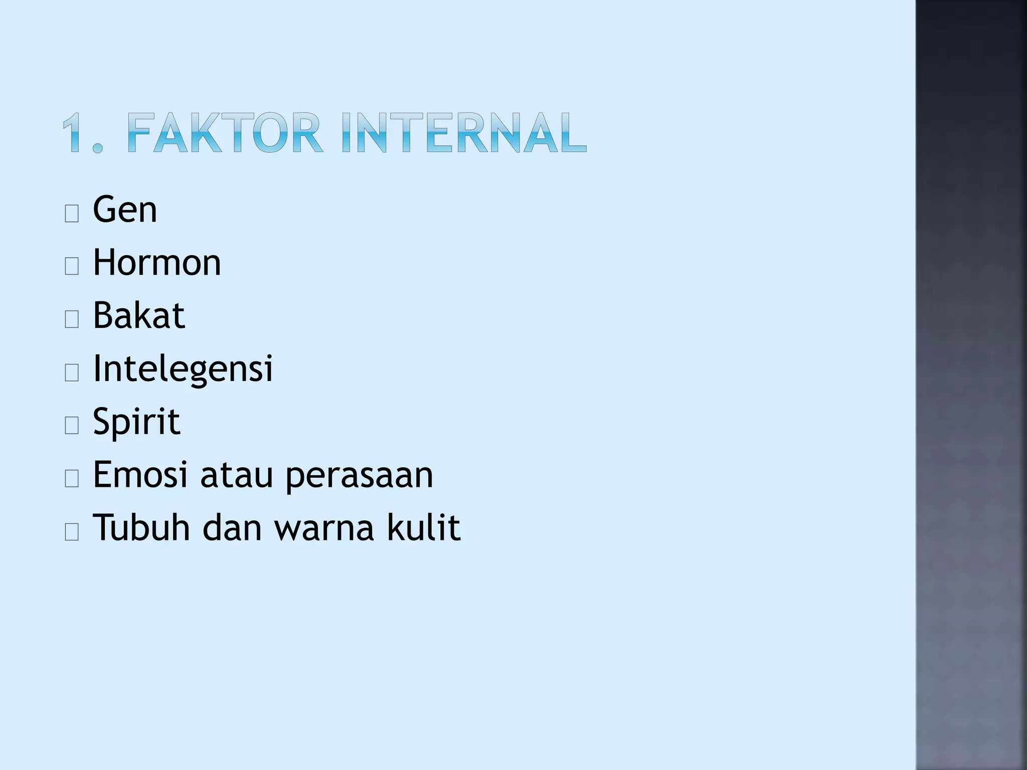 Faktor faktor yang mempengaruhi pertumbuhan dan perkembangan prenatal sampai meninggal-pert3 | PPTX