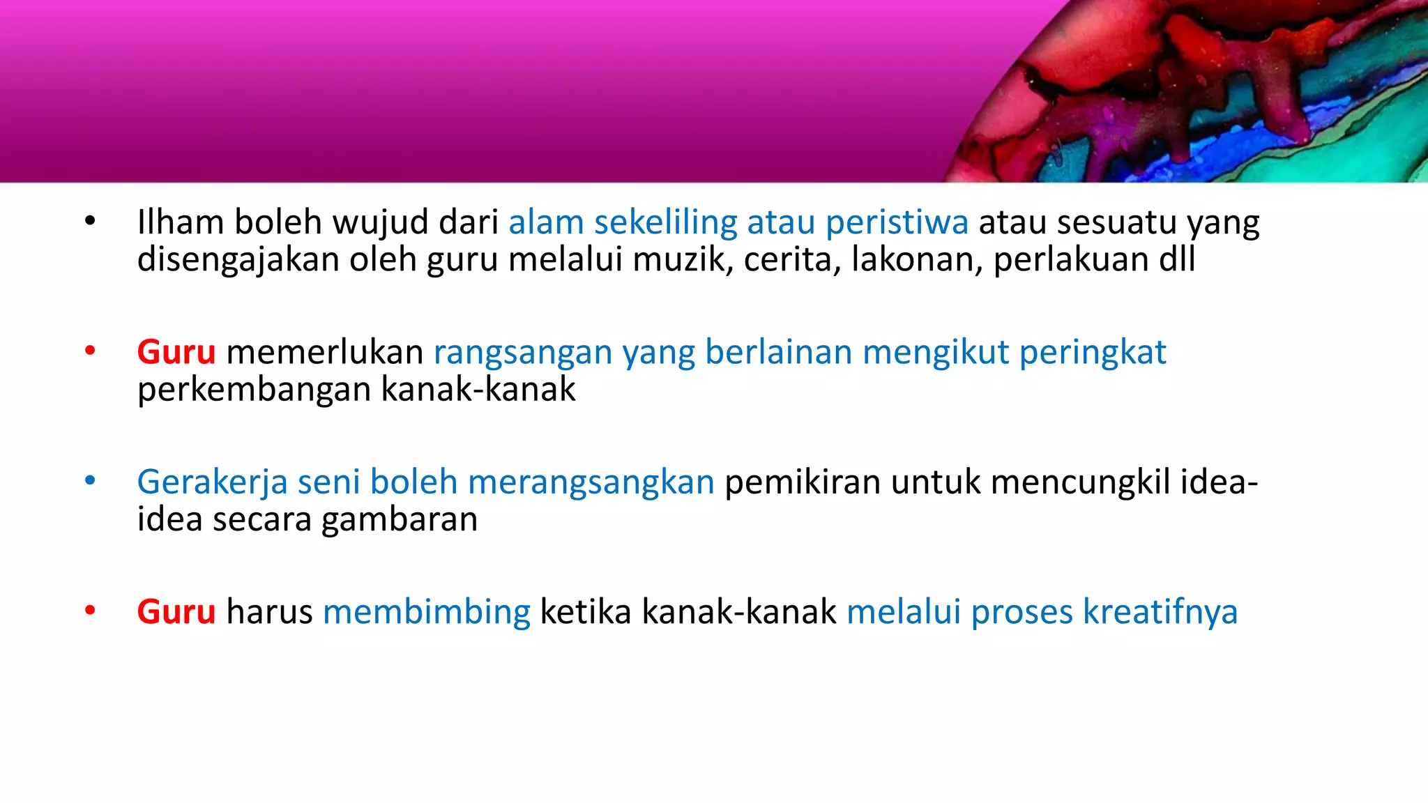 FAKTOR-FAKTOR YANG MEMPENGARUHI LUKISAN KANAK-KANAK | PPTX