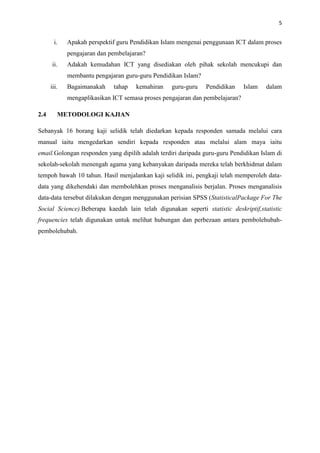 Faktor-faktor Yang Menghalang Penggunaan ICT Dalam Lalangan Guru-guru ...