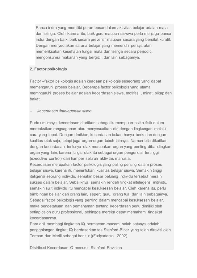 Faktor faktor yang mempengaruhi proses | PDF Faktor faktor yang mempengaruhi proses | PDF