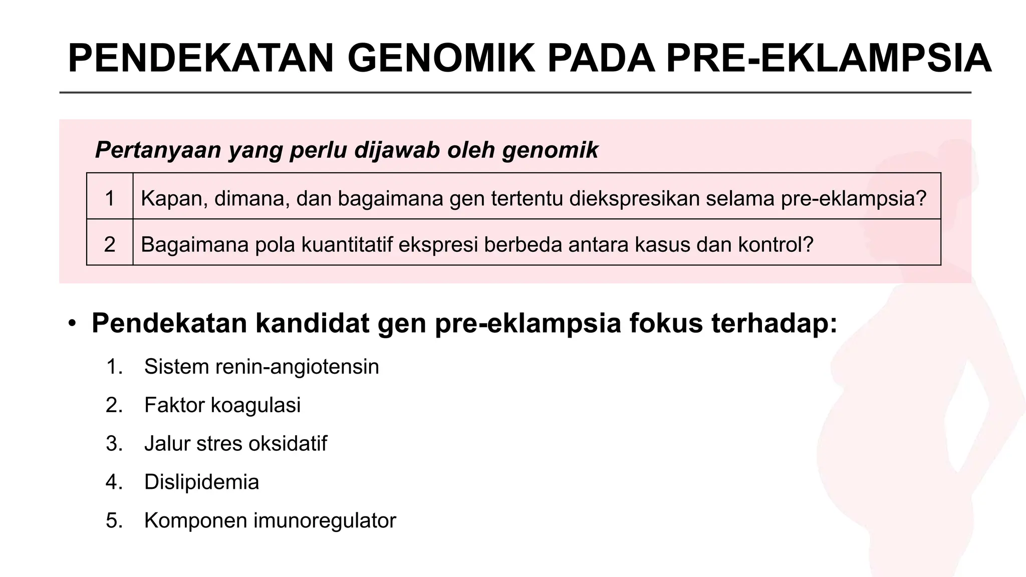 Faktor Genetik pada preeklampsia berat ppt | PPTX