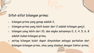 Faktorisasi Prima kelas 7 SMP Kurikulum Merdeka | PPTX