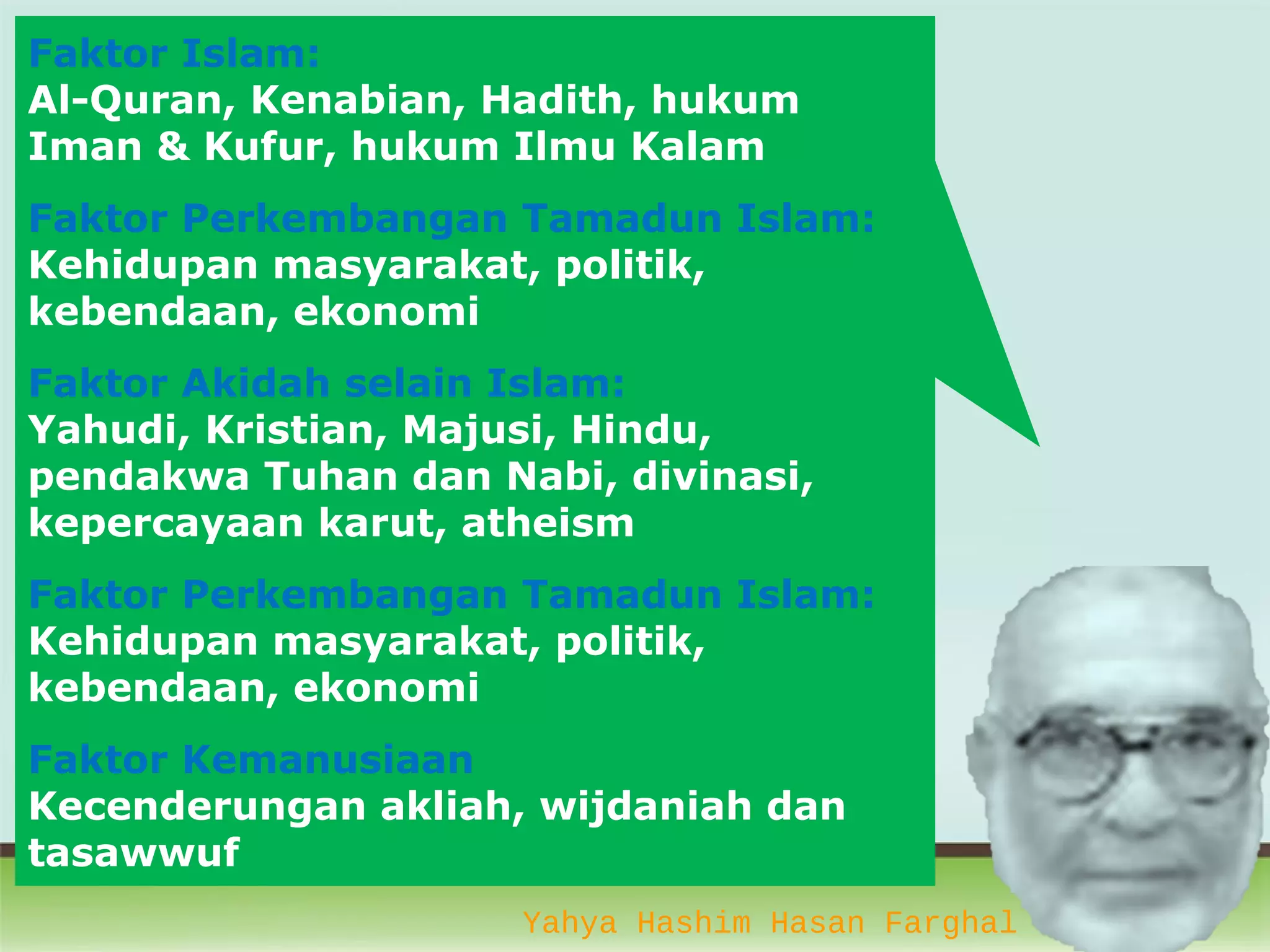 Faktor kemunculan ilmu kalam | PPT