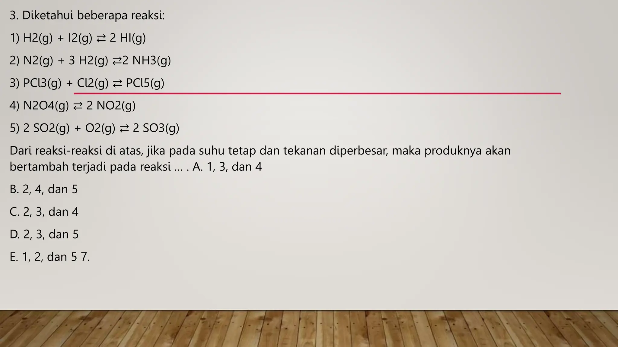 Pengaruh faktor kesetimbangan kimia kelas xi mipa | PPT