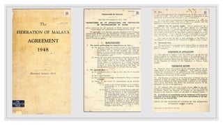 Faktor penubuhan persekutuan tanah melayu | PPTX