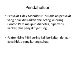 Faktor_Risiko_Penyakit Tidak Menular_Kader_Puskesmas.pptx