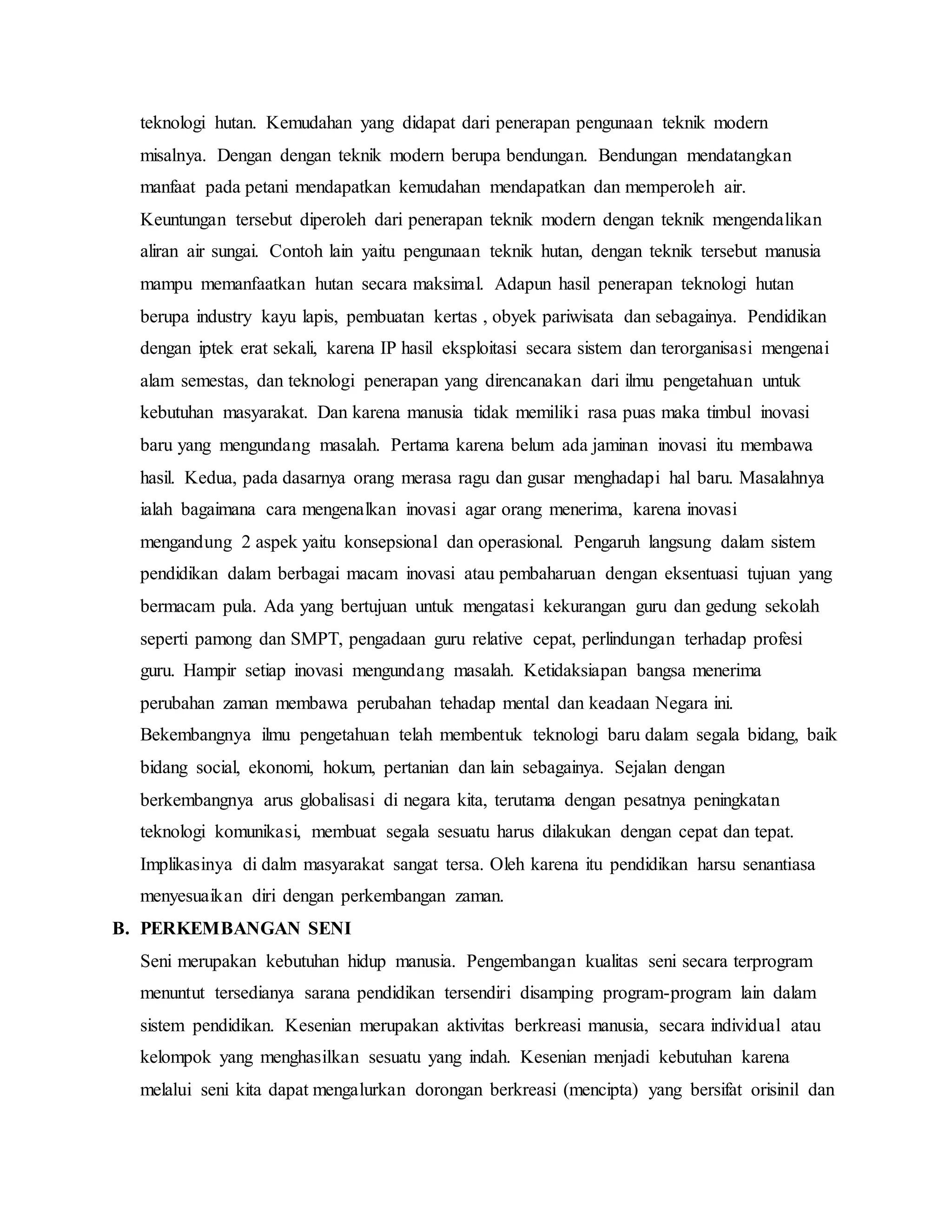 Faktor yang mempengaruhi masalah pendidikan | DOCX