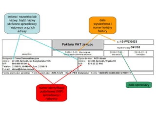 Faktura vat | PPT | Personal Taxes | Personal Finance