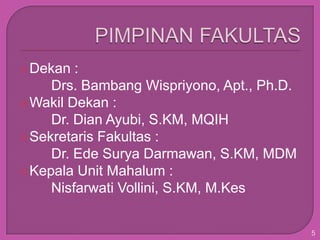 Fakultas Kesehatan Masyarakat UI | PPTX