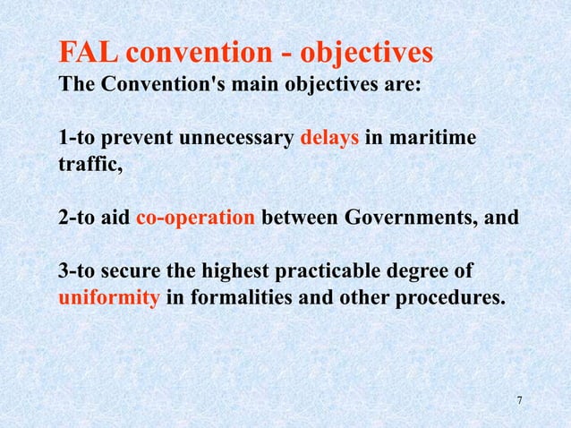 Fal convention | PPT