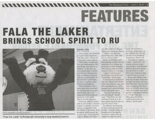 Fala the Laker brings school spirit to RU | PDF