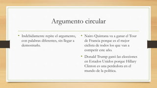 Falacias | PPTX