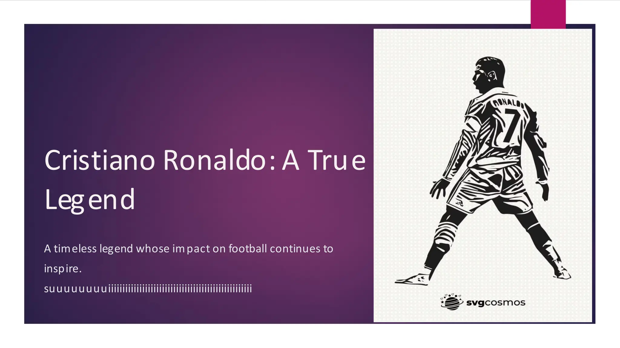 Cristiano ronaldo ppt for presentation about sports | PDF