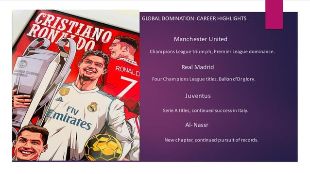 Cristiano ronaldo ppt for presentation about sports | PDF