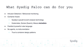 Falco docker barcelona | PDF | Operating Systems | Computer Software and Applications