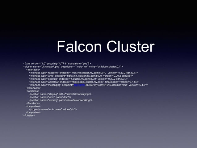 Apache Falcon - Sanjeev Tripurari | PPT