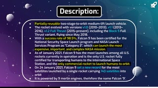 Falcon 9 - The Revolution of Space Industry | PPTX