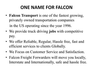 Falconfreight | PPT
