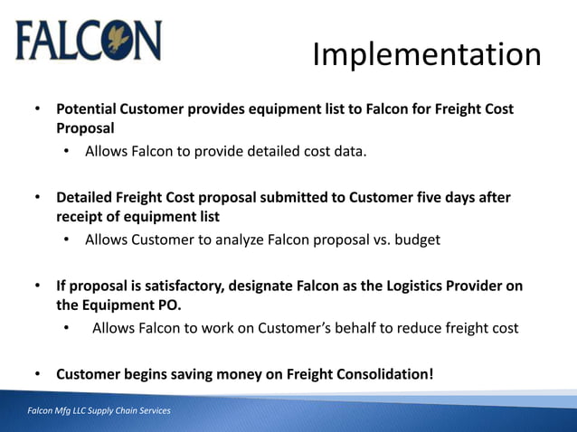 Falcon grocery model 2014 | PPT