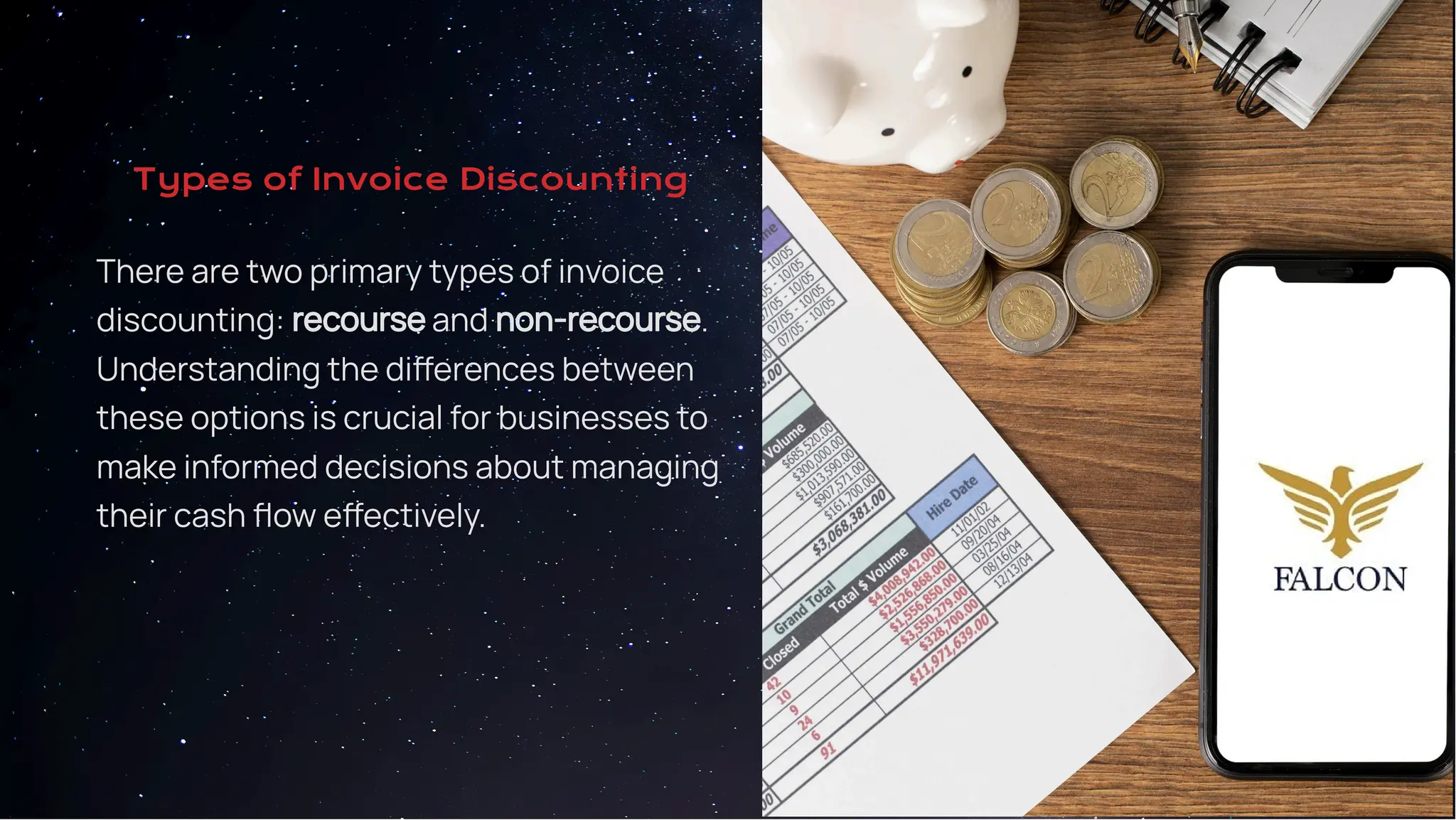 Falcon Invoice Discounting: Aviate Your Cash Flow Challenges | PPT