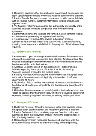 Boost Your Business Cash Flow with Falcon Invoice Discounting | PDF
