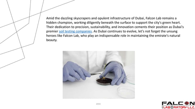 FALCON LAB: NURTURING DUBAI'S GREEN DREAMS THROUGH PRECISE SOIL TESTING ...