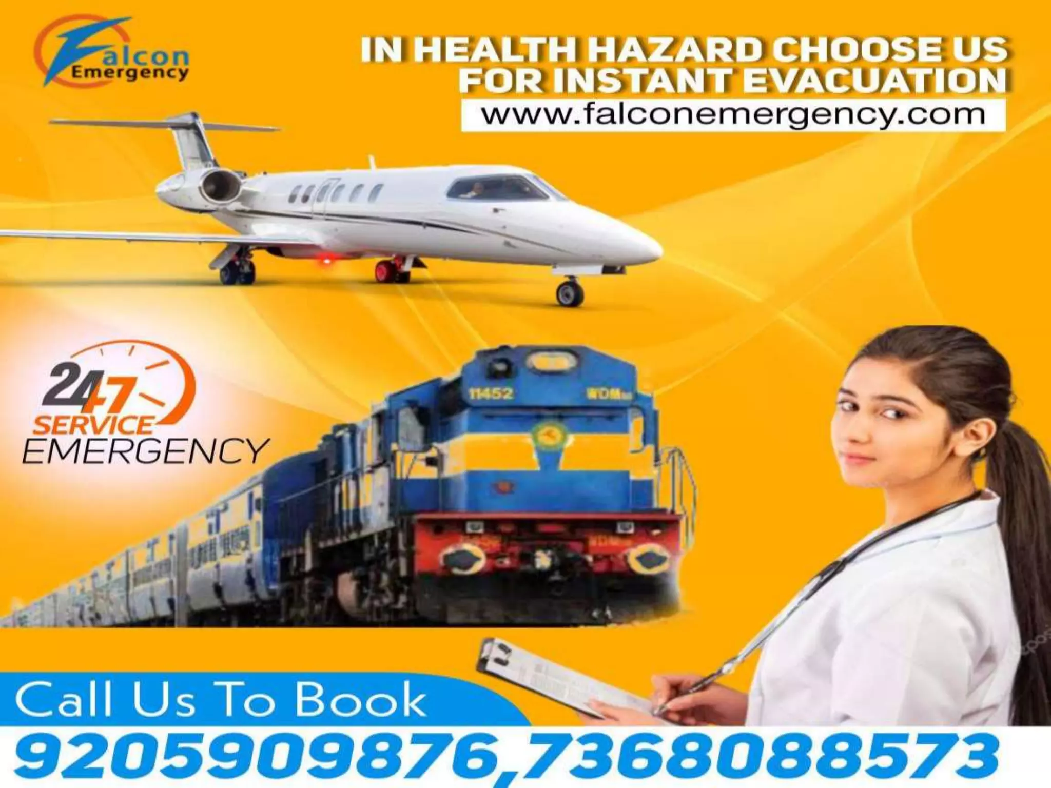 Falcon Train Ambulance in Ranchi and Guwahati Provides Proper ICU ...