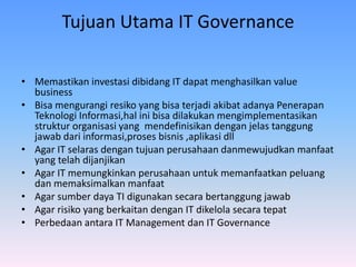 What is IT governance? | PPT