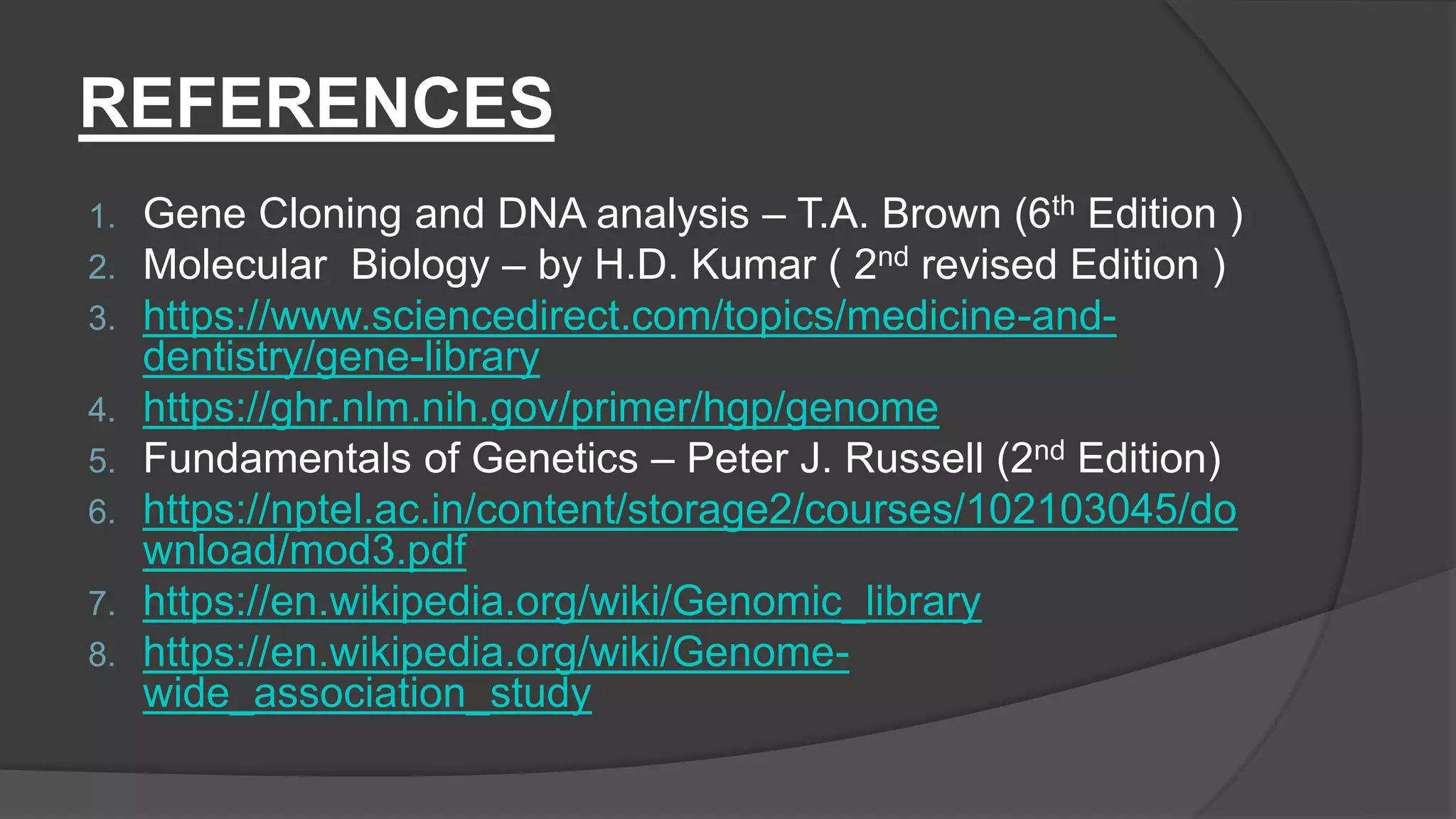 Gene Libraries | PPTX