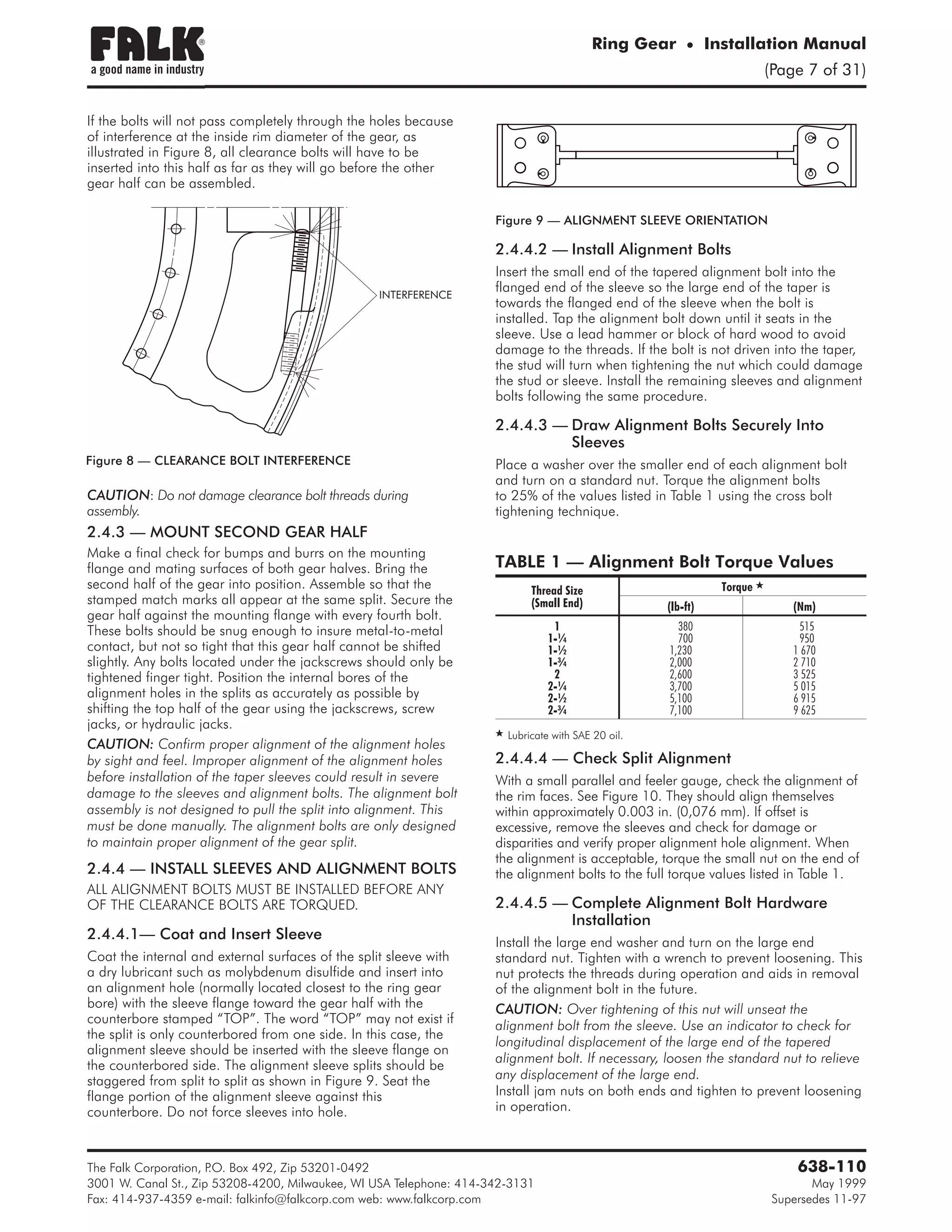 Falk bull-gear-manual | PDF