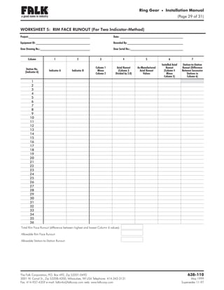 Falk bull-gear-manual | PDF