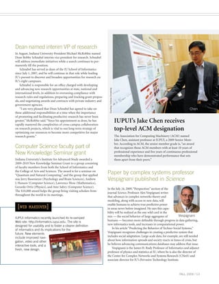 IU School of Informatics Fall 2009 | PDF | College Education | Education