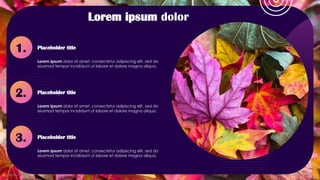 Fall Aesthetic PowerPoint Template | PPTX