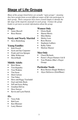 Fall LIFEGroup Guide | PPT
