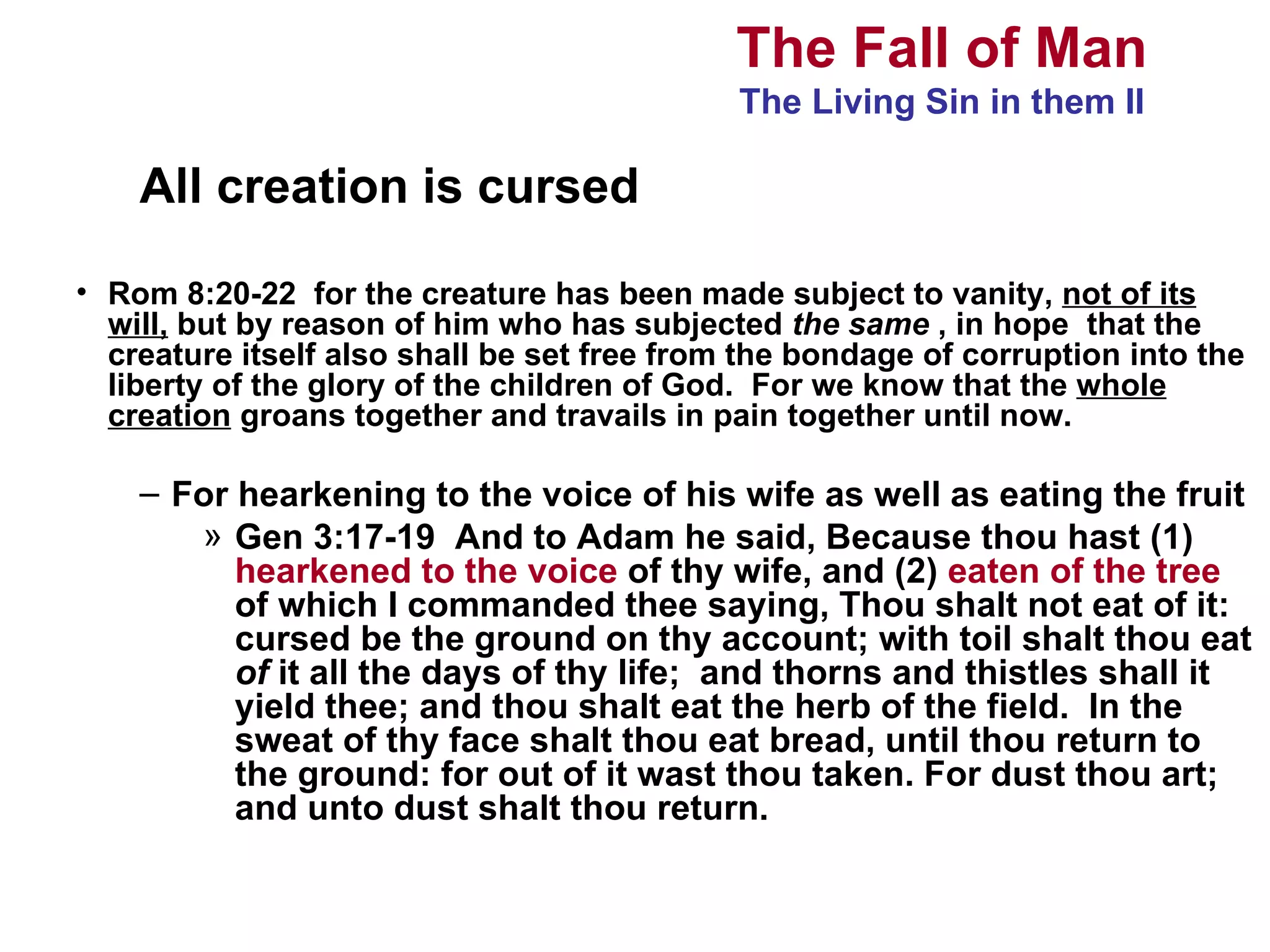Fall Of Man And Salvation In Jesus Christ | PPT | Christianity ...