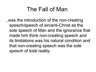 Fall Of Man And Salvation In Jesus Christ | PPT
