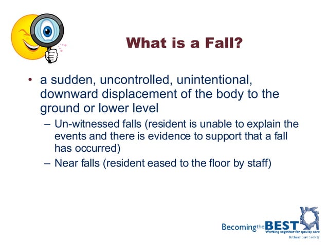 Fall Prevention Intro | PPT | Injuries | Diseases and Conditions