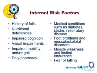 Fall Prevention Intro | PPT | Injuries | Diseases and Conditions