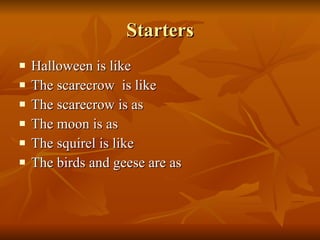 Fall Similes | PPT