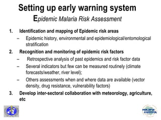 Malaria Epidemics : Prevention and Control | PDF