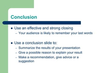 Presentation Tips - Visual Aids | PPT
