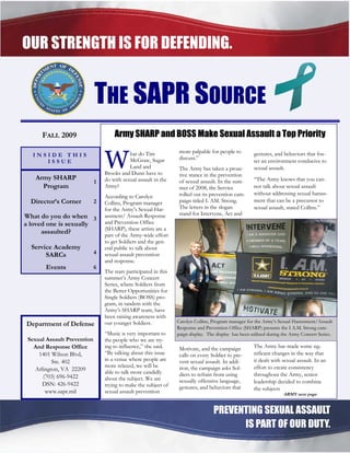 Fall 2009 Sexual Assault Prevention Newsletter | PDF | Sexual ...