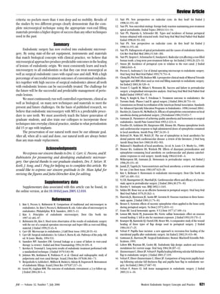 Modern Endodontic surgery - modern techniques | PDF